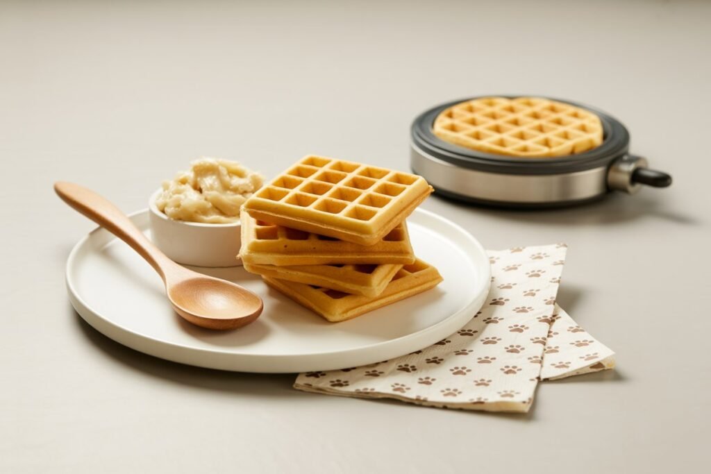 Homemade Dog Waffles - pawthenthic.com